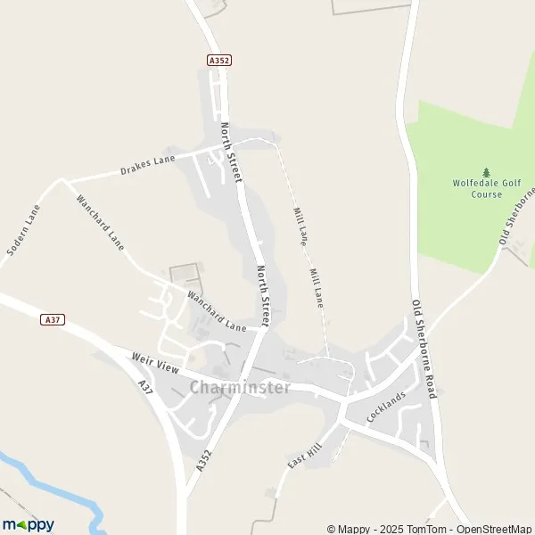 Map Charminster: map of Charminster (DT2 9) and practical information