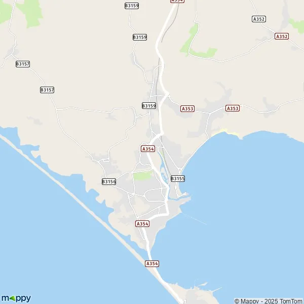 Map Weymouth: map of Weymouth (DT4 8) and practical information