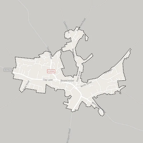 Map Beaminster: map of Beaminster (DT8 3) and practical information