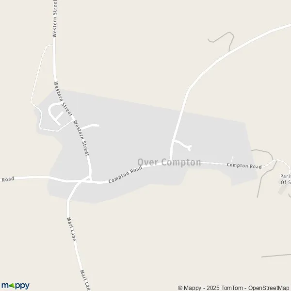 Map Over Compton: map of Over Compton (DT9 4) and practical information