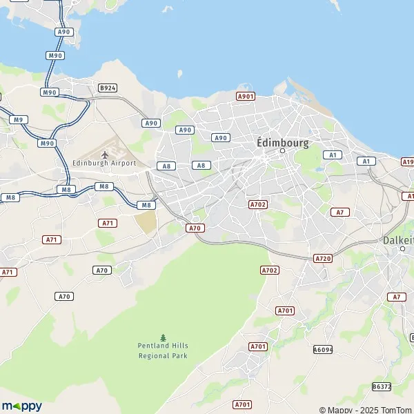 Map City of Edinburgh: map of City of Edinburgh (EH10 7) and practical ...