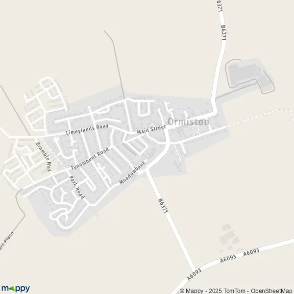 Map Ormiston: map of Ormiston (EH35 5) and practical information