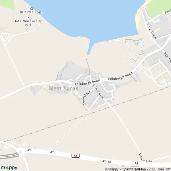 Map West Lothian: map of West Lothian (EH49 7) and practical information