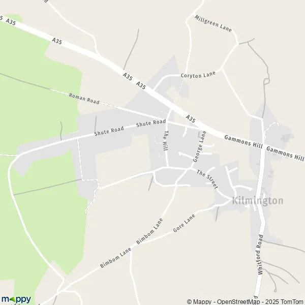 Map Kilmington: map of Kilmington (EX13 7) and practical information