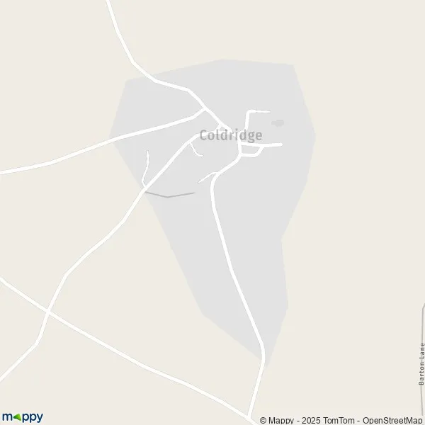 Map Coldridge: map of Coldridge (EX17 6) and practical information