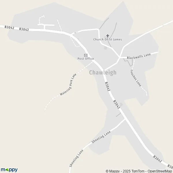 Map Chawleigh: map of Chawleigh (EX18 7) and practical information