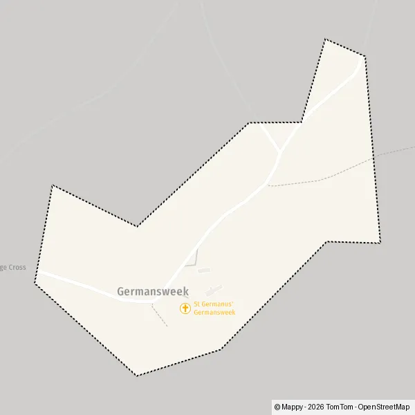 Map Germansweek: map of Germansweek (EX21 5) and practical information
