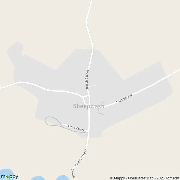 Map Sheepwash: map of Sheepwash (EX21 5) and practical information