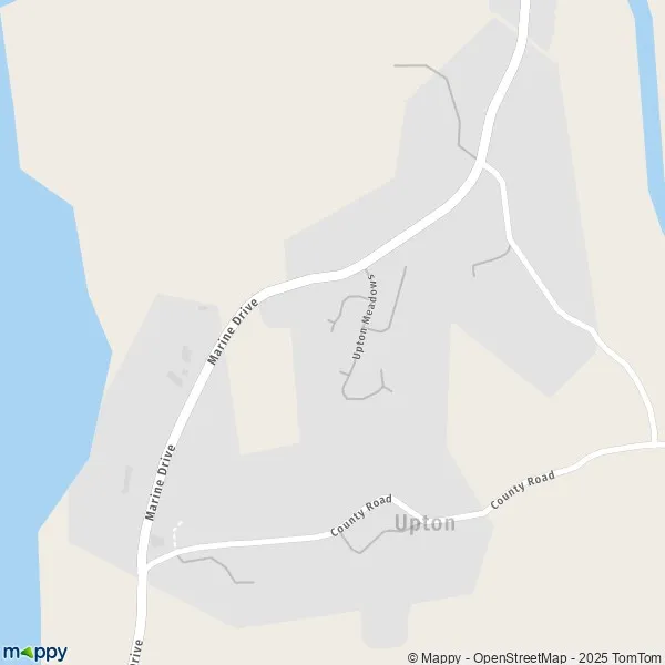 Map Upton: map of Upton (EX23 0) and practical information