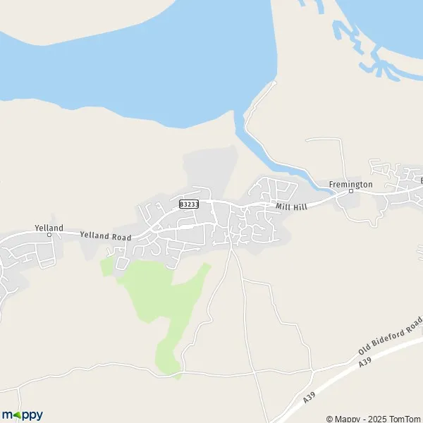 Map Fremington: map of Fremington (EX31 2) and practical information