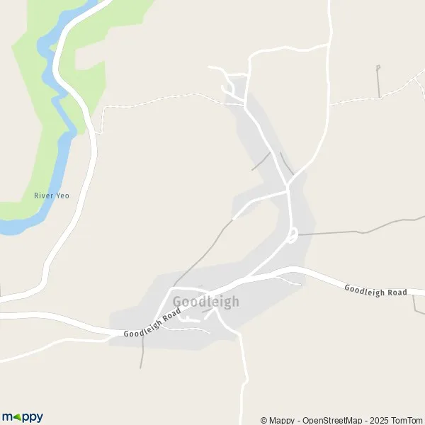 Map Goodleigh: map of Goodleigh (EX32 7) and practical information