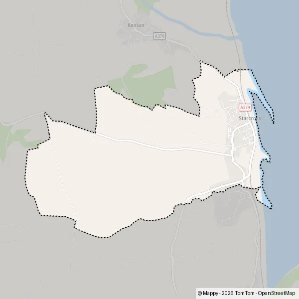 Map Starcross: map of Starcross (EX6 8) and practical information