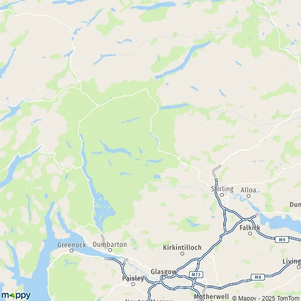 Map Stirling: map of Stirling (FK7 0) and practical information