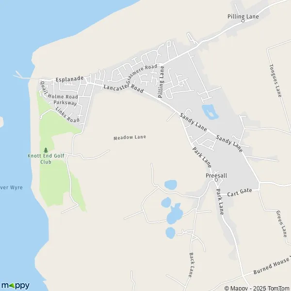 Map Preesall: map of Preesall (FY6 0) and practical information