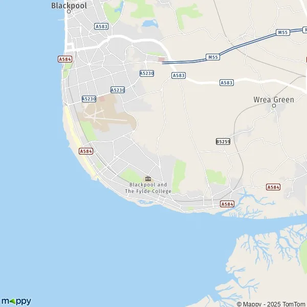 Map Lytham Saint Annes: map of Lytham Saint Annes (FY8 1) and practical ...