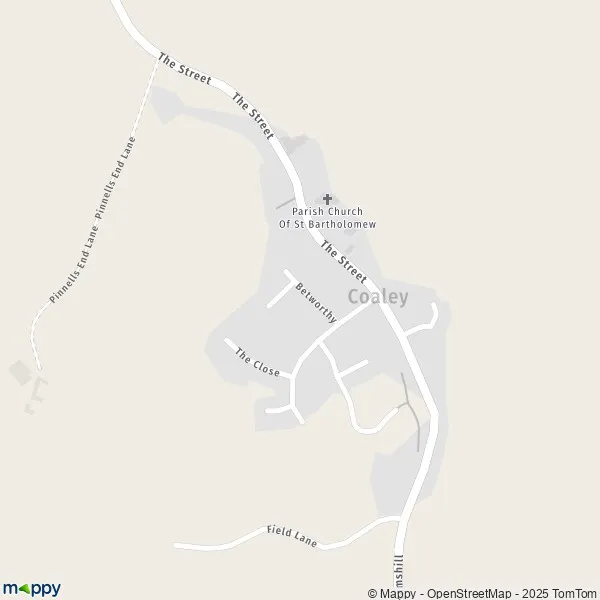 Map Coaley: map of Coaley (GL11 5) and practical information