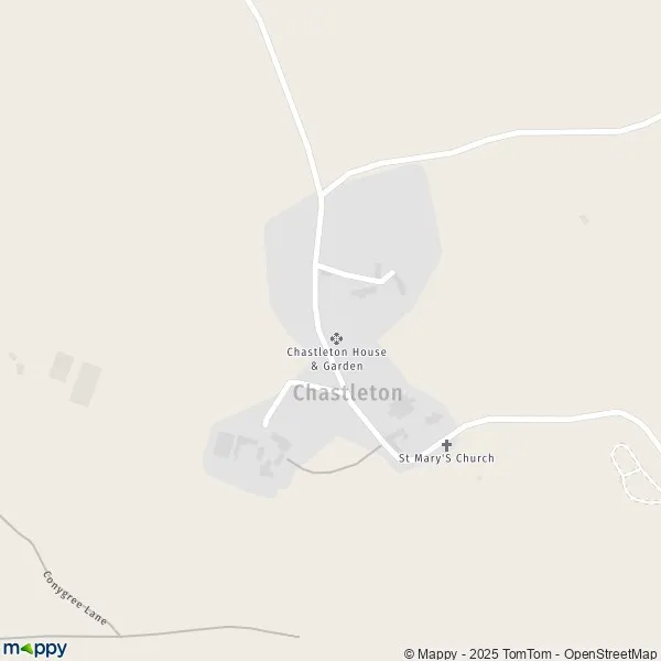 Map Chastleton: map of Chastleton (GL56 0) and practical information
