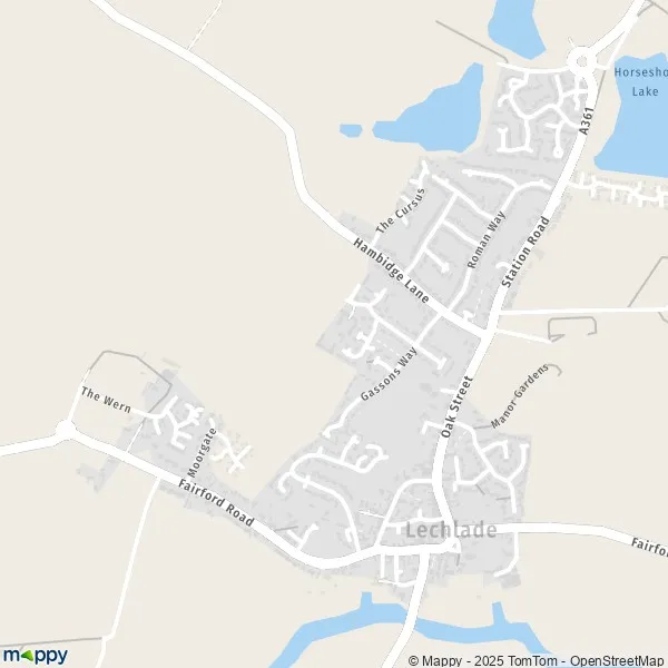 Map Lechlade: map of Lechlade (GL7 3) and practical information