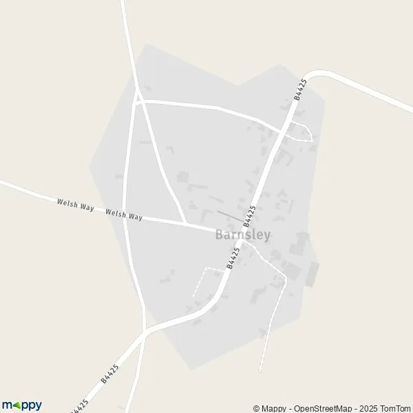Map Barnsley: map of Barnsley (GL7 5) and practical information