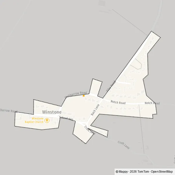 Map Winstone: map of Winstone (GL7 7) and practical information