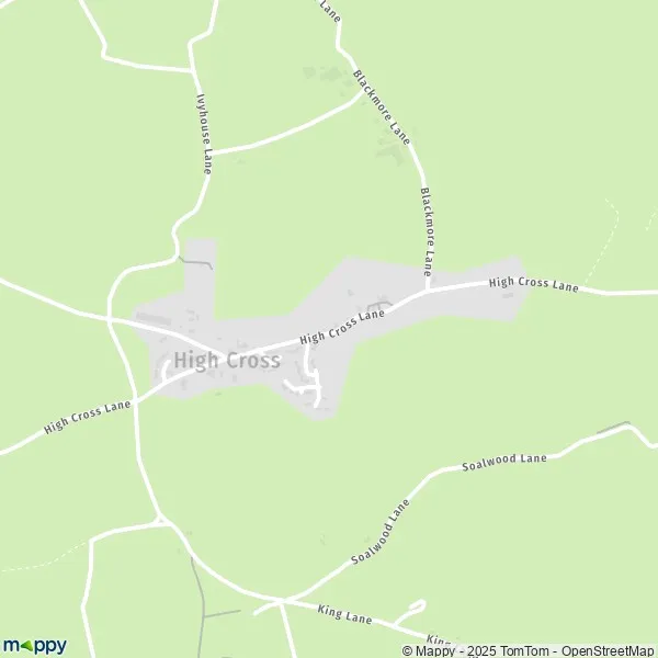 Map High Cross: map of High Cross (GU32 1) and practical information
