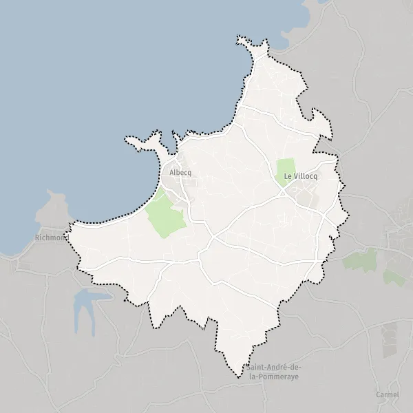 Map Castel: map of Castel (GY3 5) and practical information