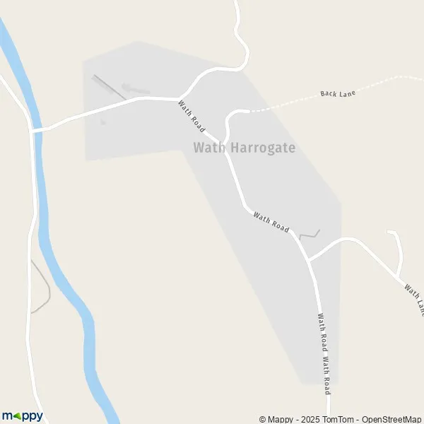 Map Harrogate: map of Harrogate (HG3 3) and practical information