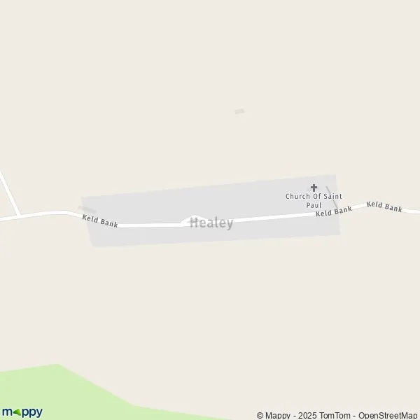 Map Healey: map of Healey (HG4 4) and practical information