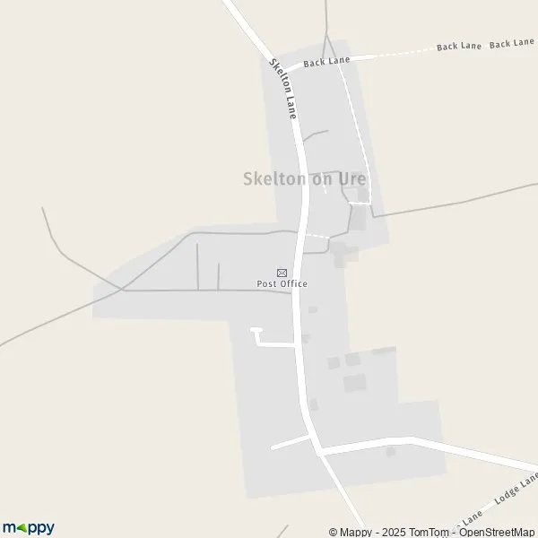 Map Skelton on Ure: map of Skelton on Ure (HG4 5) and practical information