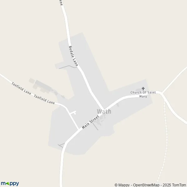 Map Wath: map of Wath (HG4 5) and practical information