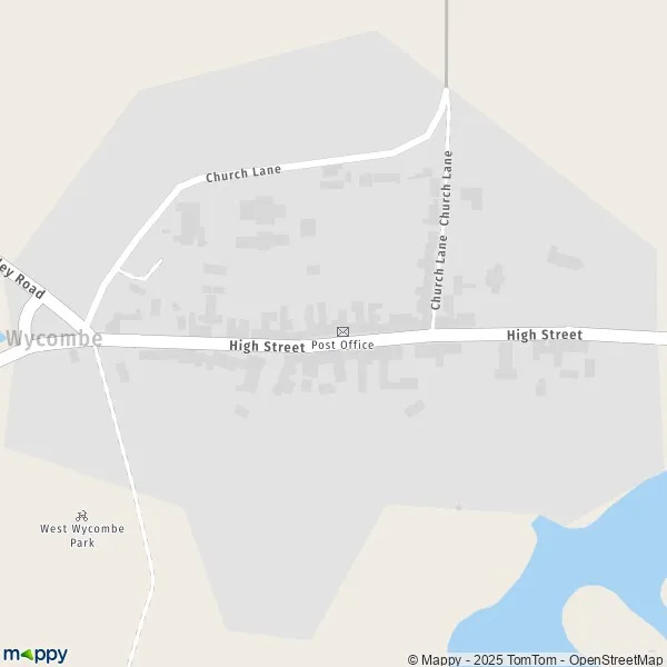 Map West Wycombe: map of West Wycombe (HP14 3) and practical information