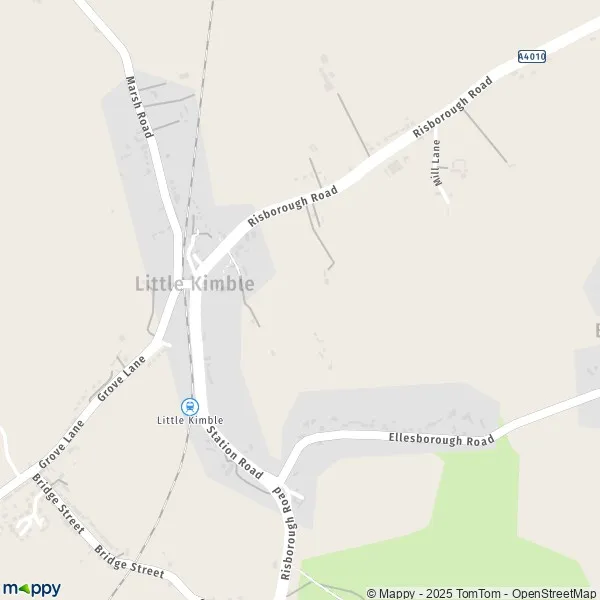 Map Little Kimble: map of Little Kimble (HP17 0) and practical information