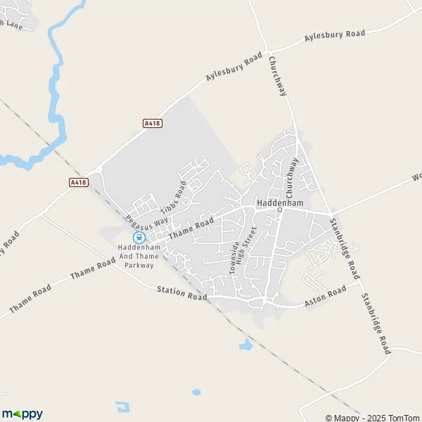 Map Haddenham: map of Haddenham (HP17 8) and practical information