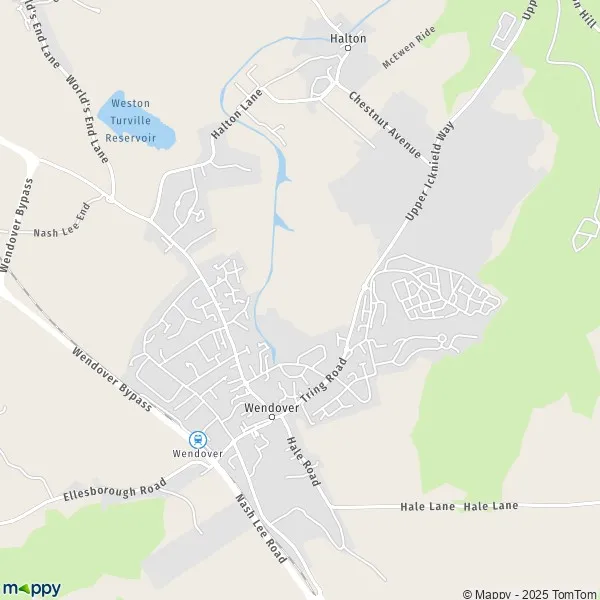 Map Wendover: map of Wendover (HP22 6) and practical information