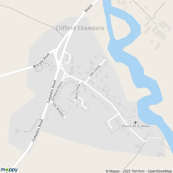 Map Clifford: map of Clifford (HR3 5) and practical information