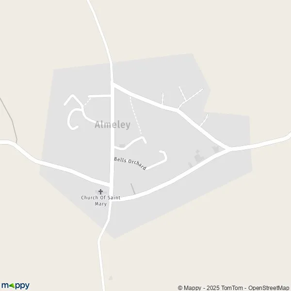 Map Almeley: map of Almeley (HR3 6) and practical information