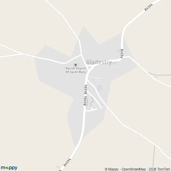 Map Gladestry: map of Gladestry (HR5 3) and practical information