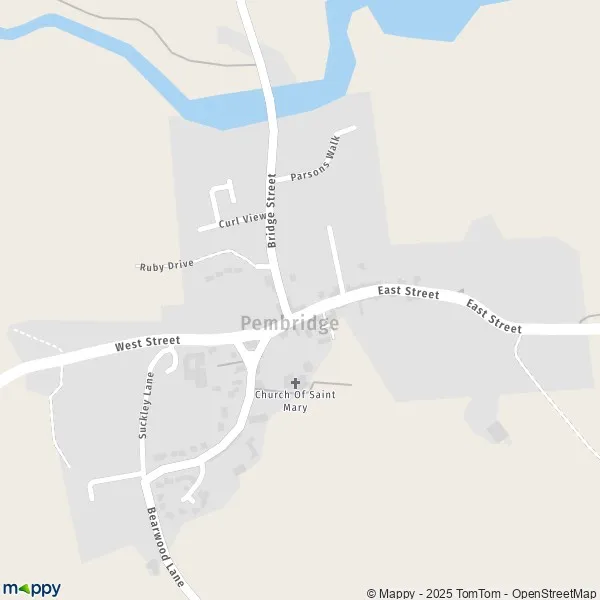 Map Pembridge: map of Pembridge (HR6 9) and practical information