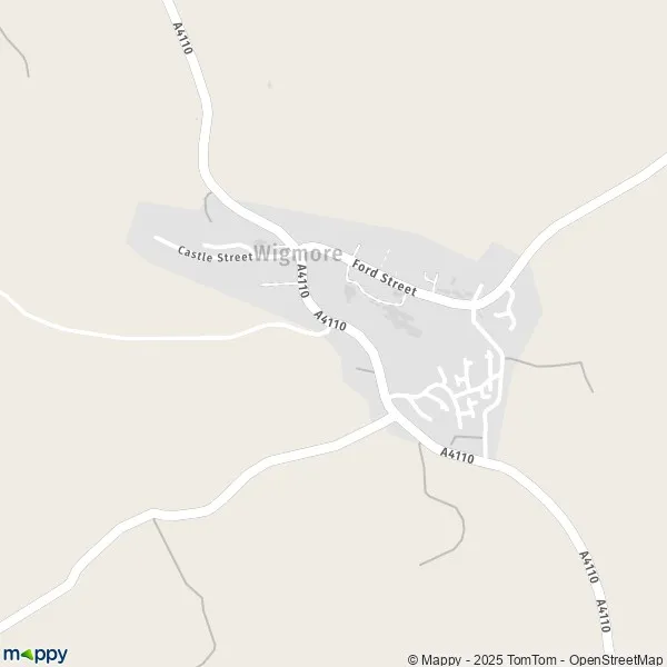Map Wigmore: map of Wigmore (HR6 9) and practical information