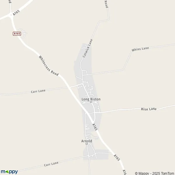 Map Long Riston: map of Long Riston (HU11 5) and practical information