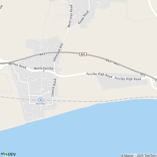 Map North Ferriby: map of North Ferriby (HU14 3) and practical information