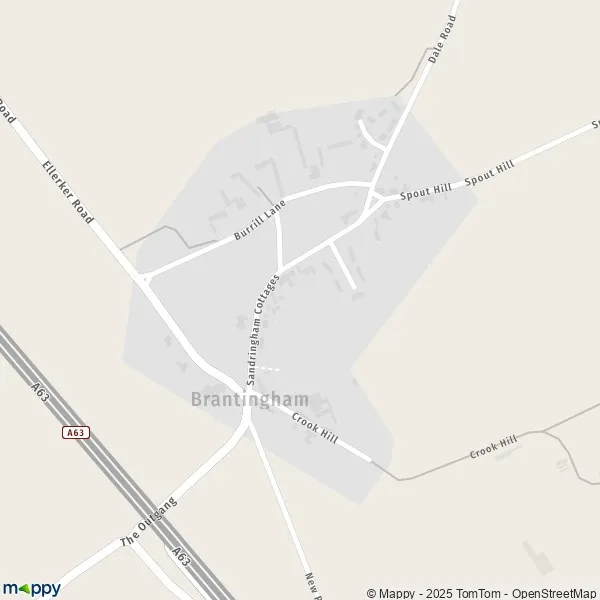 Map Brantingham: map of Brantingham (HU15 1) and practical information