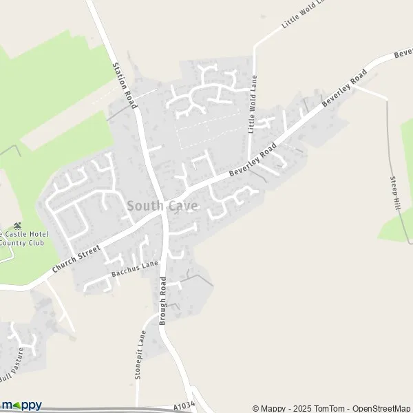 Map South Cave: map of South Cave (HU15 2) and practical information