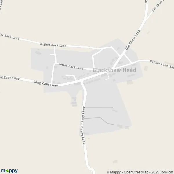 Map Blackshaw Head: map of Blackshaw Head (HX7 7) and practical information