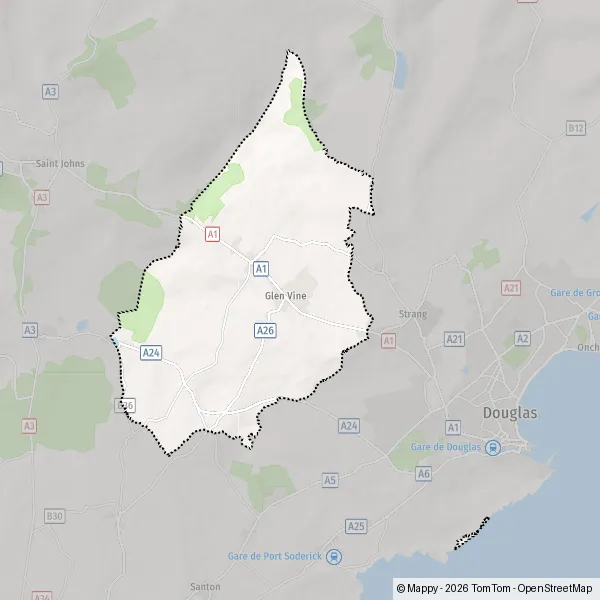Map Marown: map of Marown (IM4 2) and practical information