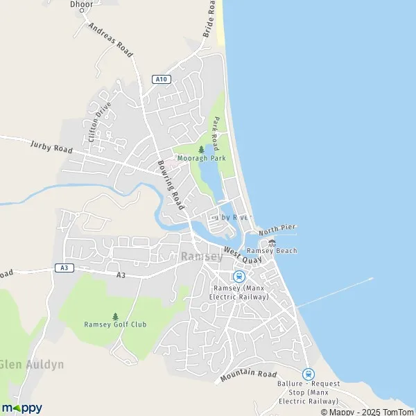 Map Ramsey: map of Ramsey (IM7 4) and practical information