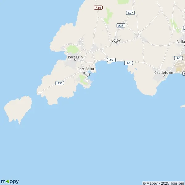 Map Castletown: map of Castletown (IM9 1) and practical information