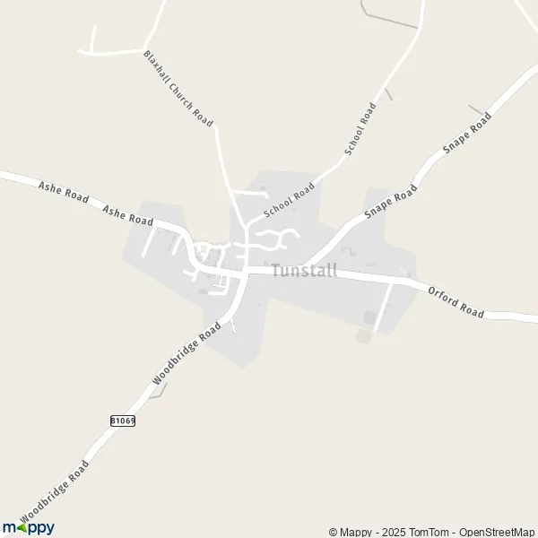 Map Tunstall: map of Tunstall (IP12 2) and practical information