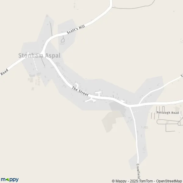 Map Stonham Aspal: map of Stonham Aspal (IP14 6) and practical information