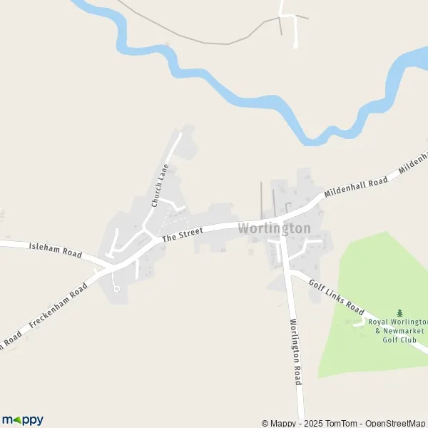 Map Worlington: map of Worlington (IP28 8) and practical information